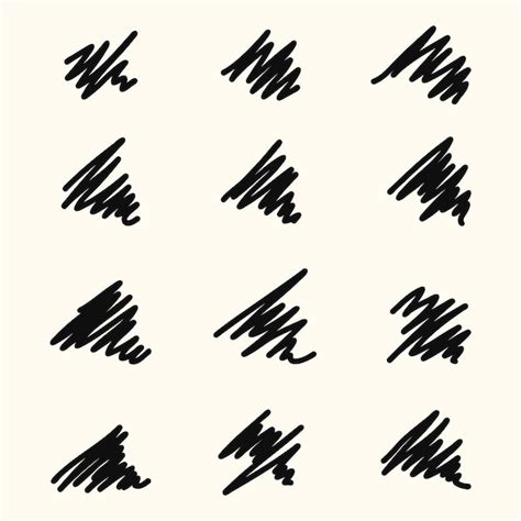 Premium Vector Vector Abstract Pen Sketch Random Scribbles Set