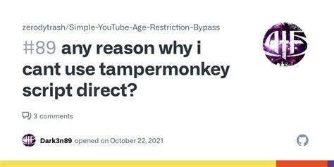 Any Reason Why I Cant Use Tampermonkey Script Direct Issue