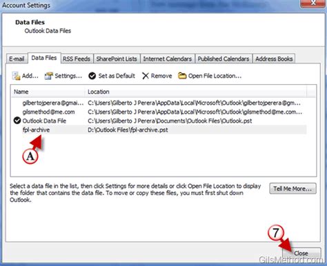 Tip Add Pst Files To Outlook 2010
