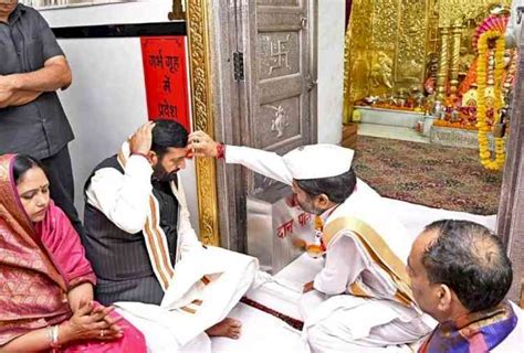 फोटो फीचर शपथ ग्रहण समारोह से पहले मुख्यमंत्री नायब सिंह सैनी