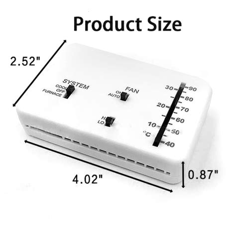 Rv Rv Thermostat Rv Analog Thermostat Heat Cool Replacement For Rvs 3106995 032