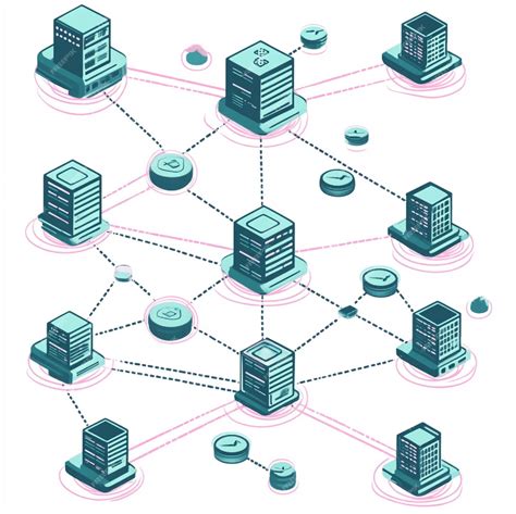A Diagram Of A Distributed Computing Network With Tasks Being Processed