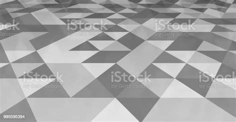 회색 삼각형 타일 바닥 흰색 질감 패턴 배경 3 차원 일러스트 레이 션 0명에 대한 스톡 사진 및 기타 이미지 0명 3차원 형태 가능성 Istock