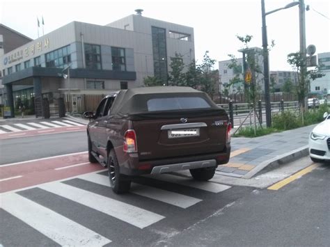 갈색 코란도스포츠 호로설치 코란도스포츠 호로설치 코란도 엑티언 무쏘스포츠 호로 쏘프트탑