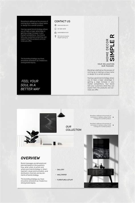 Download Premium Vector Of Minimal Furniture Shop Brochure Template Vector By Sasi About Paper