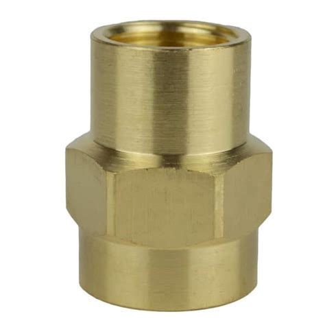Everbilt 58 In Female Flare X 12 In Fip Brass Gas Fitting Adapter