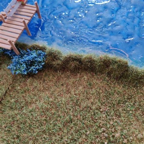 Model Grass Tufts Terrain Elements Self Adhesive Wargame Basing Model