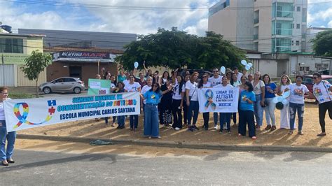 Escolas Municipais Realizam Mobilização Em Referência Ao Dia Mundial De
