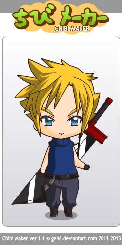 Chibi Cloud By Valetinexxx On Deviantart