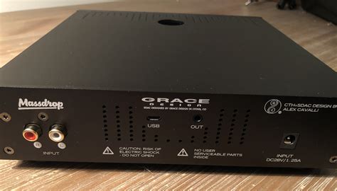 Sold Massdrop Cth Sdac Grace Design Headphone Amp Headphone