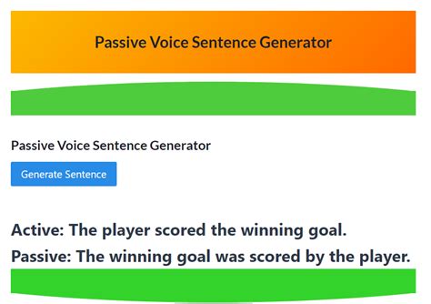 Passive Voice Misuse Generator At Brodie Hannell Blog