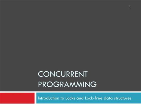 Ppt Concurrent Programming Powerpoint Presentation Free Download