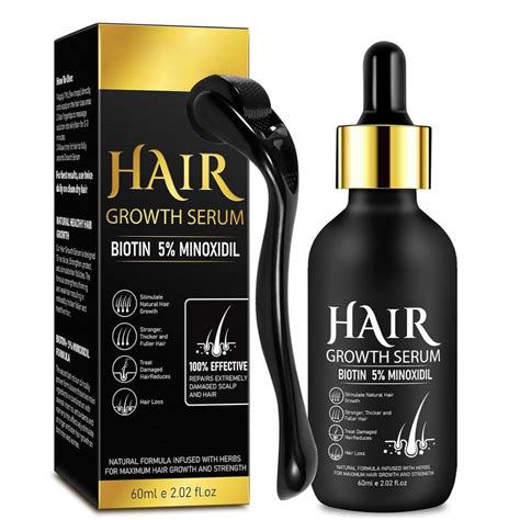 5 Minoxidil Hair Growth Serum Kit Hair Regrowth Treatment For