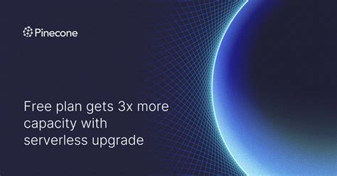 Free Plan Gets 3x More Capacity With Serverless Upgrade Pinecone