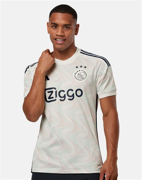 Adidas Adults Ajax Away Jersey White Life Style Sports Ie