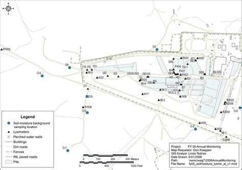 Location Where Soil Moisture Background Samples Were Obtained