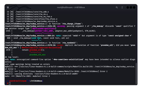 Kali 610 Kali5 Amd Sudo Make Not Working · Issue 24 · Davidbombal