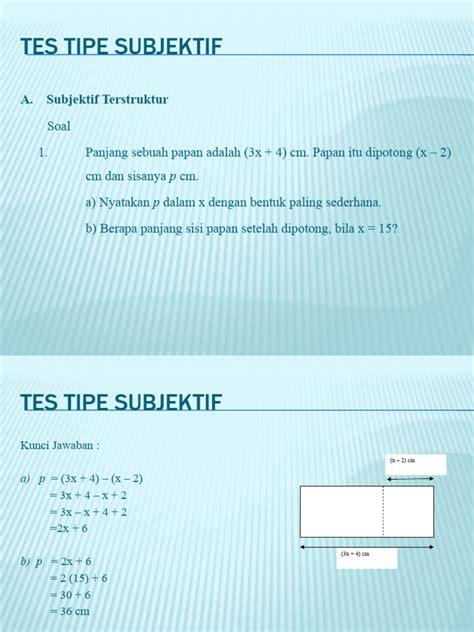 Pertemuan 3 Tipe Dan Bentuk Tes Pdf