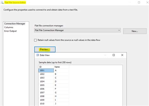 Ssis Column Transformation Does Not Work Microsoft Qanda