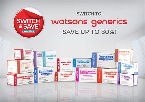 Switch To Watsons And Save Up For The Things That Matter