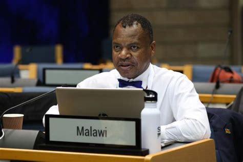 Mapopa Kaunda Malawi Unea5 2 22feb22 Photo Iisd Earth Negotiations Bulletin
