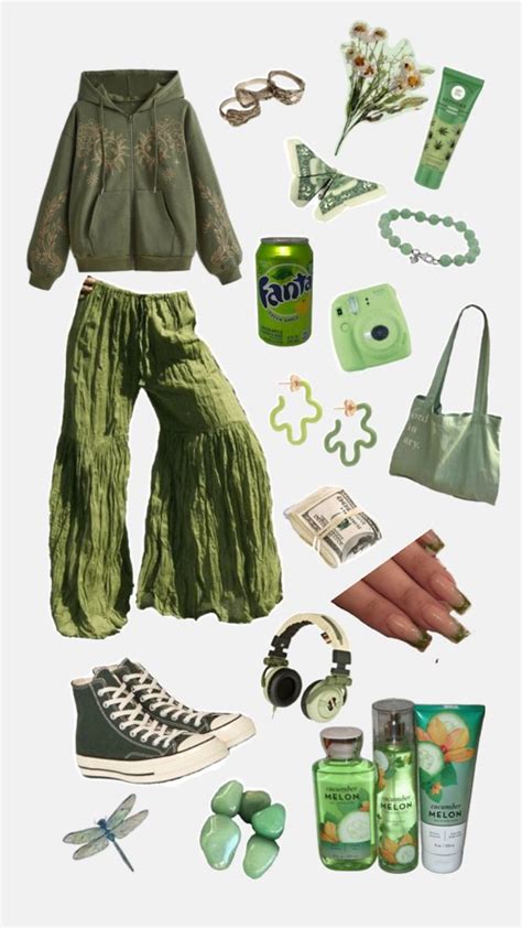 Green Outfit Board Earthy Outfits Stylish Outfits Cool Outfits