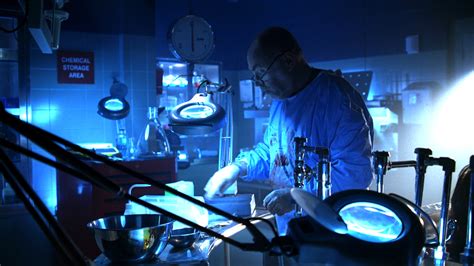 Crime Scene Investigator In Lab