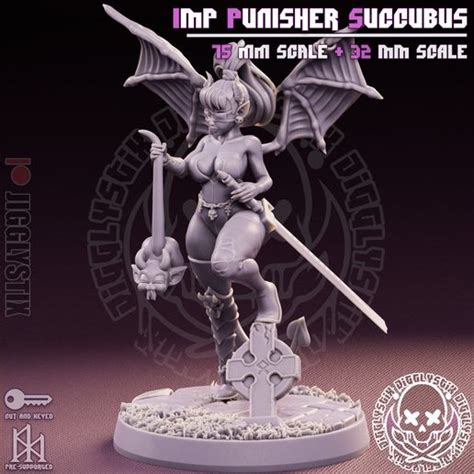 🫦 Imp Punisher Succubus・ 3d File For 3d Printing・cults