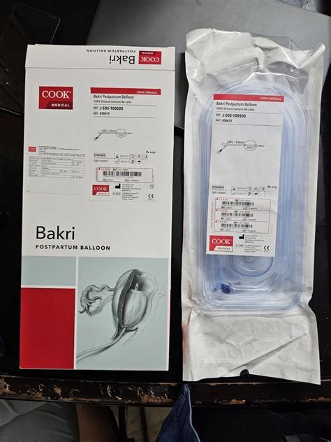 Straight Single Bakri Postpartum Balloon 8 Mm At 9500 Piece In New