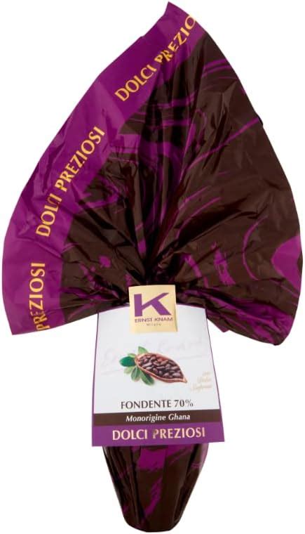 Uovo Di Pasqua Ernst Knam Cioccolato Fondente Al 70 Con Cacao