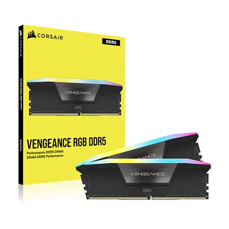 قیمت و خرید رم دسکتاپ Ddr5 دو کاناله 6400 مگاهرتز Cl32 کورسیر مدل Vengeance Rgb ظرفیت 64 گیگابایت