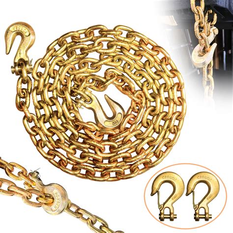 trailer safety chains with hooks heavy duty trailer chains with clevis