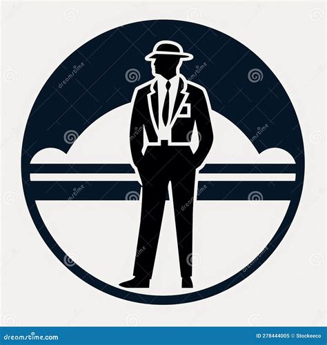Isotype Style Pictogram Of Pilot By Gerd Arntz Stock Illustration