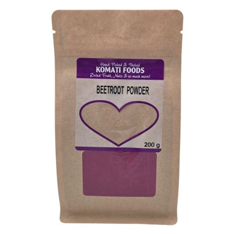Beetroot Powder Komati Foods Natural Nuts Seeds And Healthy Snacks