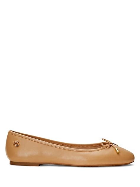 Jayna Nappa Leather Flats