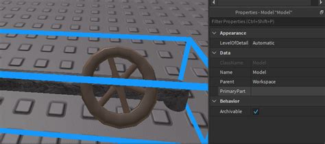how do you set a part as a primary part building support developer