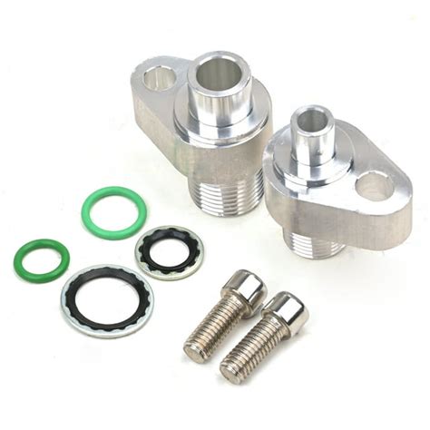 Ls Swap Ac Compressor Adapter Fittings Kit Replacement For Denso 10s17f