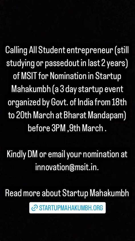Iic Msit On Linkedin Iic Iicmsit Innovation Startup