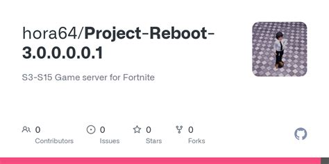GitHub Hora Project Reboot S S Game Server For Fortnite