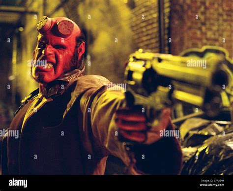 Hellboy Year 2004 Usa Ron Perlman Director Guillermo Del Toro Stock