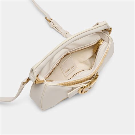 Nuala Raffia White Stella Handbag Dolce Vita