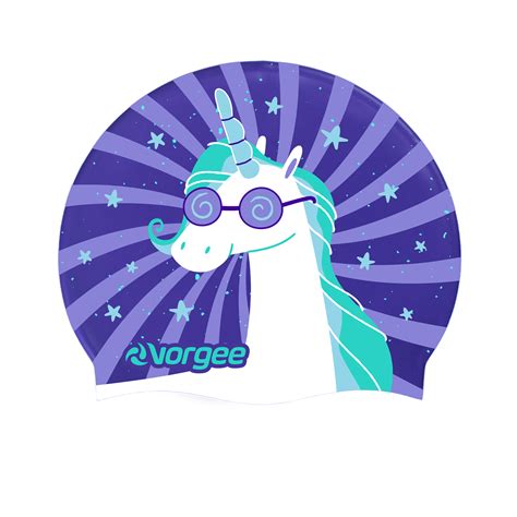 Miss Glamour Swim Cap Groovy Unicorn Vorgee