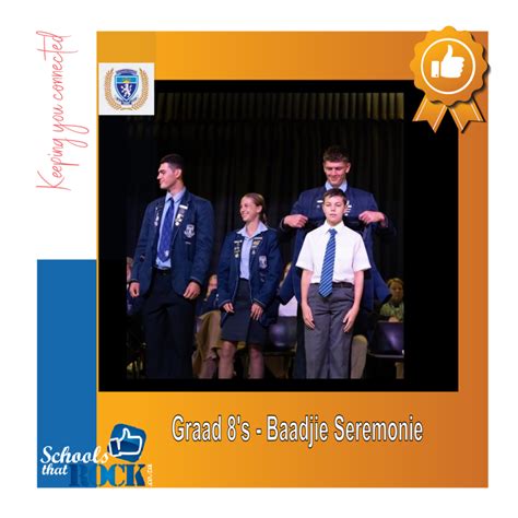 Baadjie Seremonie Hoërskool Fichardtpark