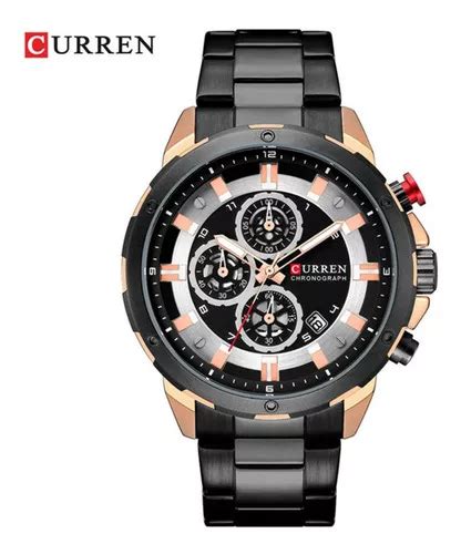 Relógio masculino Curren bkrg preto MercadoLivre