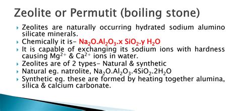 Solution Zeolite Process Studypool