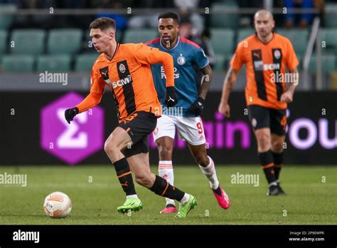 Sport Shakhtar V Feyenoord WARSCHAU POLAND MARCH Danilo Da Silva Feyenoord
