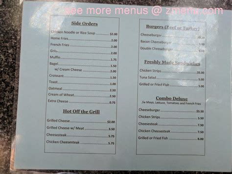 Menu At Lets Grub Restaurant Philadelphia Lancaster Ave