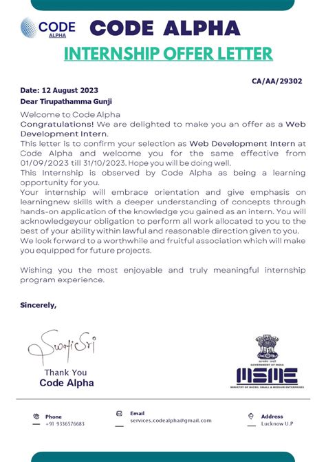 Codealpha Gunji Tirupathamma