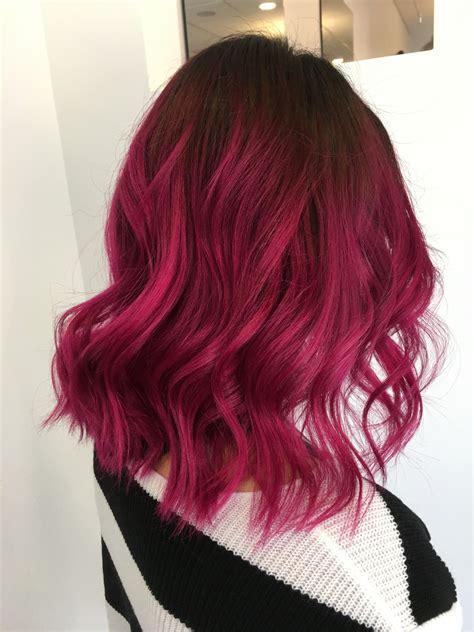 Magenta Hair Color For Dark Hair
