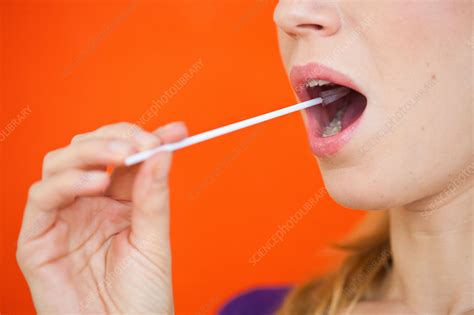Woman Using DNA Test Stock Image C Science Photo Library